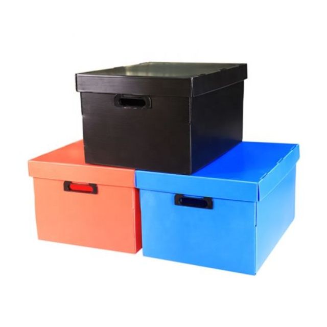 Polypropylene Plastic Corflute Archive Boxes for File Storage for File ...