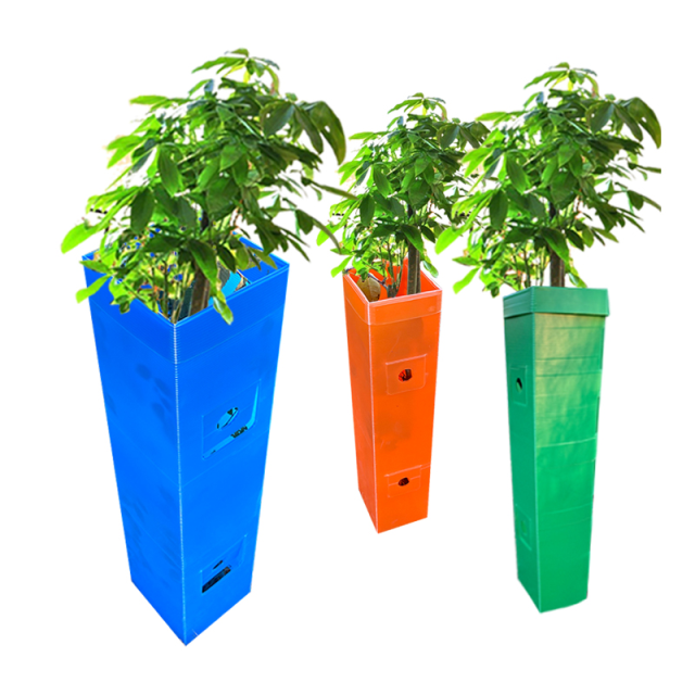 Polypropylene Material Corrugated Plastic Tree Guards - Buy Corrugated ...